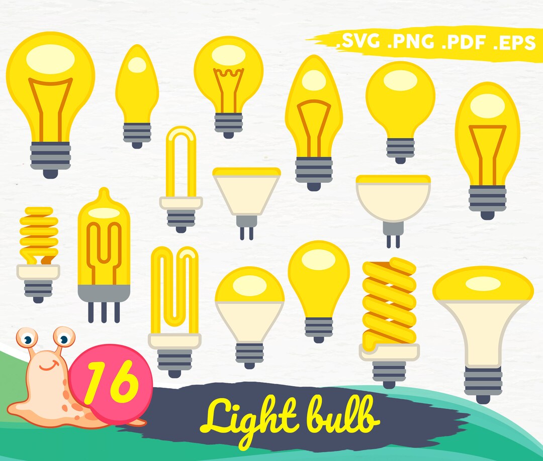 Light Bulb Svg,light Bulb SVG Bundle, Light Bulb SVG, Clipart, Cut ...
