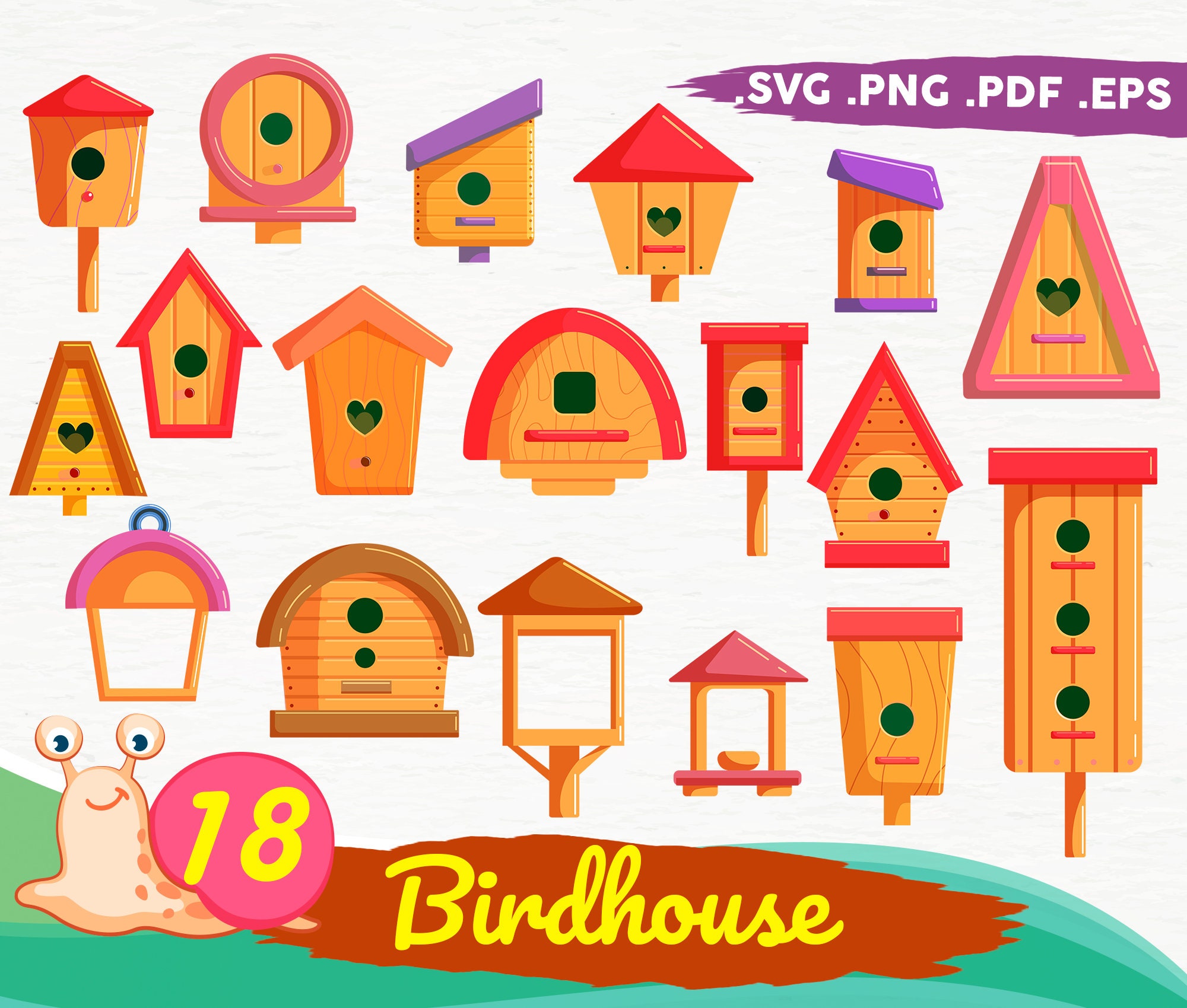Birdhouse SVG File Birdhouse Floral SVG File Birdhouse - Etsy