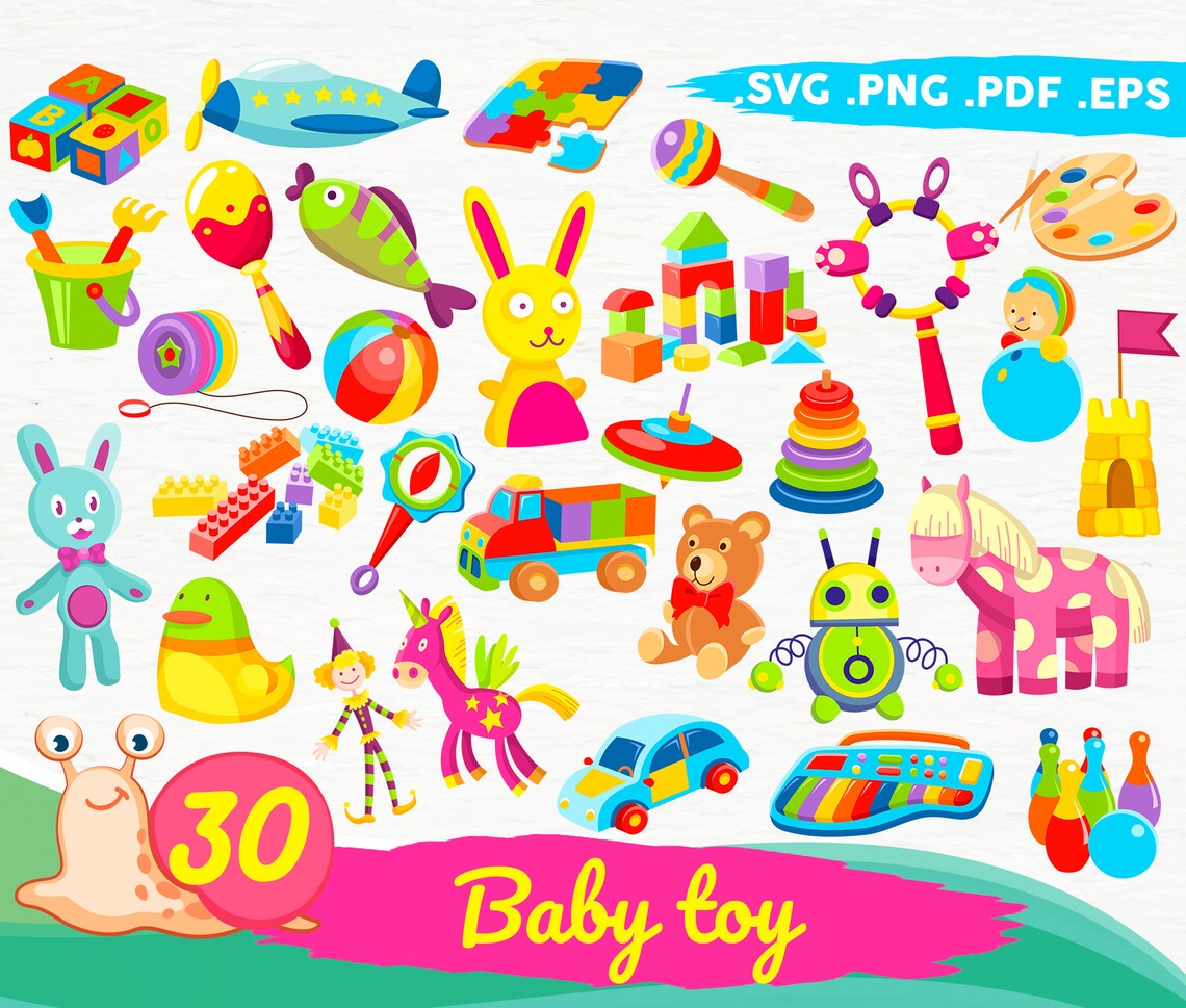Baby Toy Svgbaby SVG Bundle Baby Silhouette Svg Baby Svg - Etsy