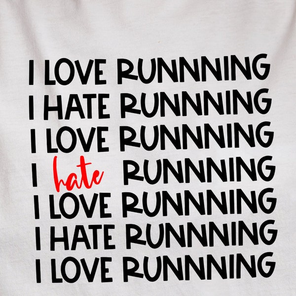 I Hate Running - Etsy
