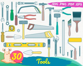 Tools SVG Digital Download, Mechanical Tools DXF, Instruments,, Tools ...
