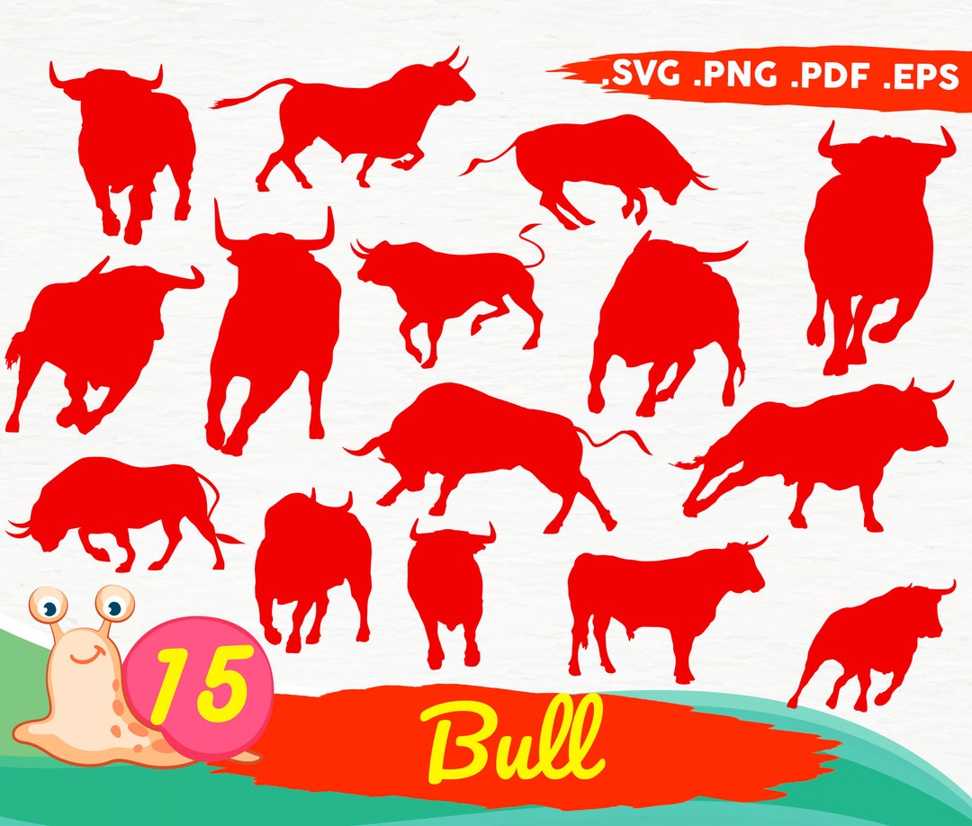 Bull SVG Bundle, Bull Head Svg, Bull File, Bull Png, Bull Eps, Bull ...