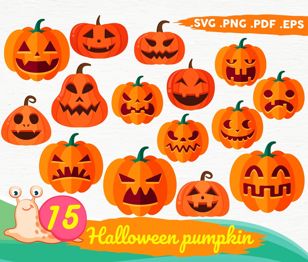 Happy Halloween Svg, Halloween Pumpkin Svg, Pumpkin Svg,autumn Clipart ...