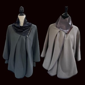 Handmade Poncho Jacket With Sleeves - Opens Like a Coat - Etsy