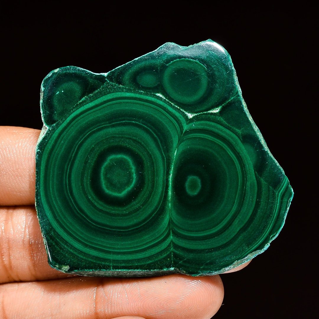 Natural Malachite Slices Raw Slices Malachite Fancy Shape - Etsy