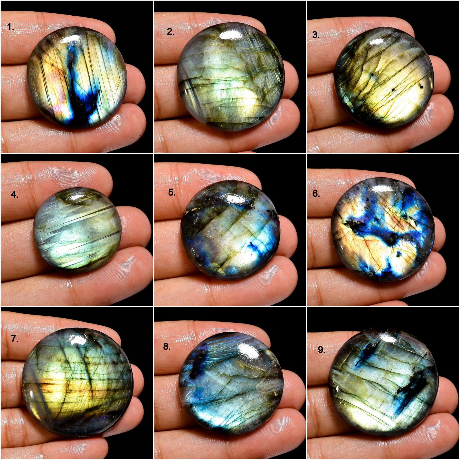 Round Labradorit Natural Labradorite Big Size Round | Etsy