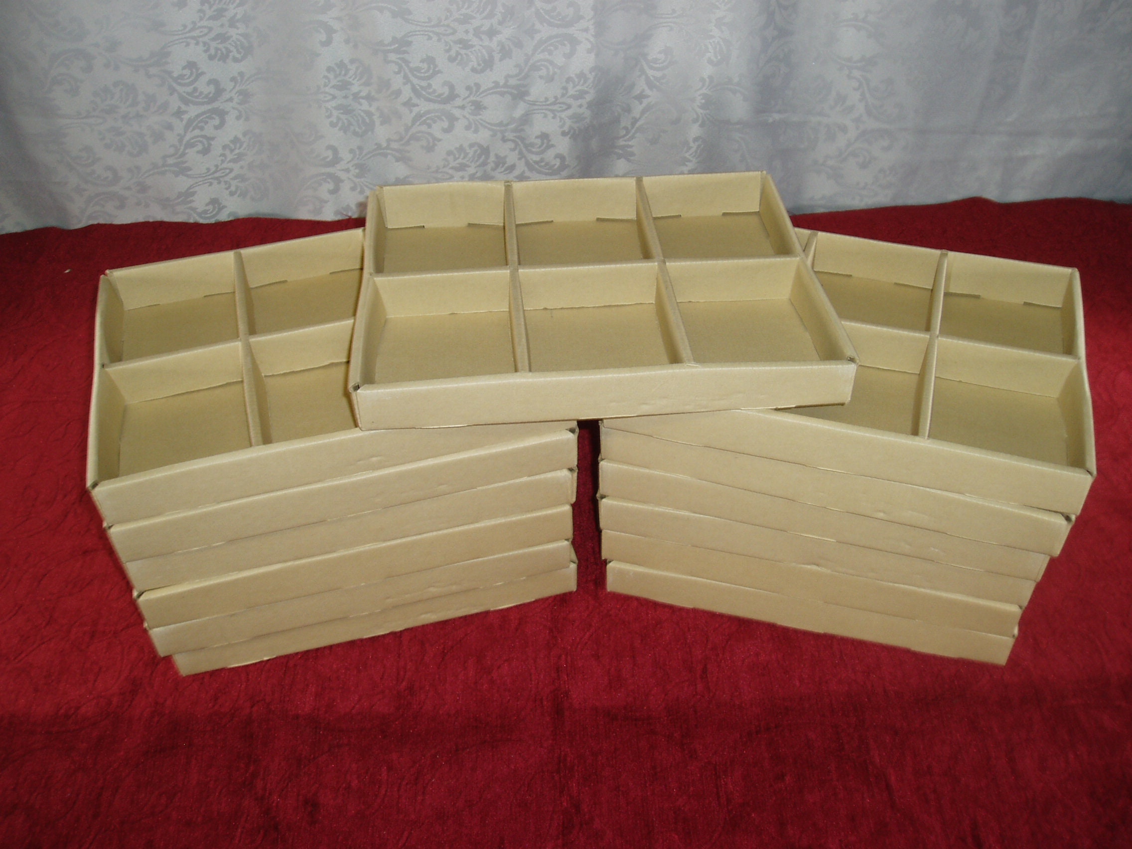 13 Cardboard Storage Containers. Craft Storage - Etsy