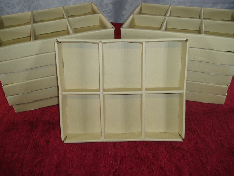13 Cardboard Storage Containers. Craft Storage - Etsy