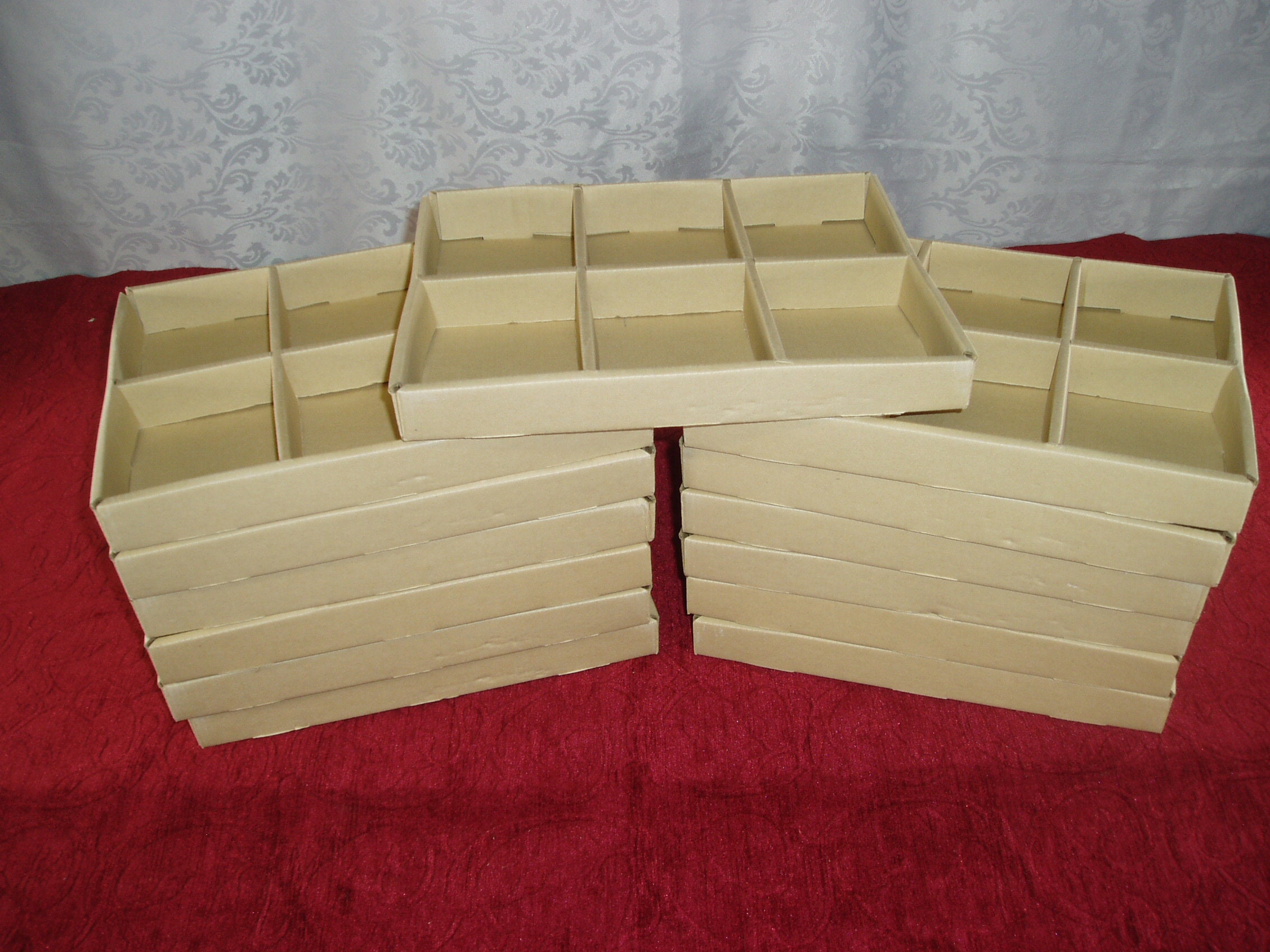13 Cardboard Storage Containers. Craft Storage - Etsy