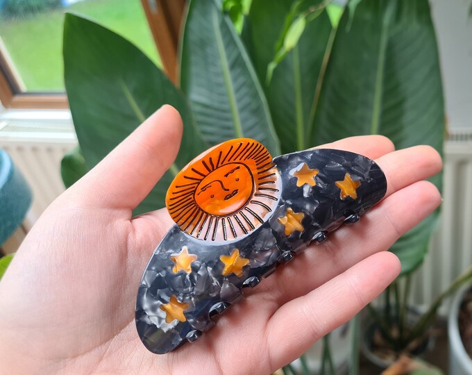 Sun Claw Hair Clip Celestial Summer Hair Cute Gift - Etsy UK