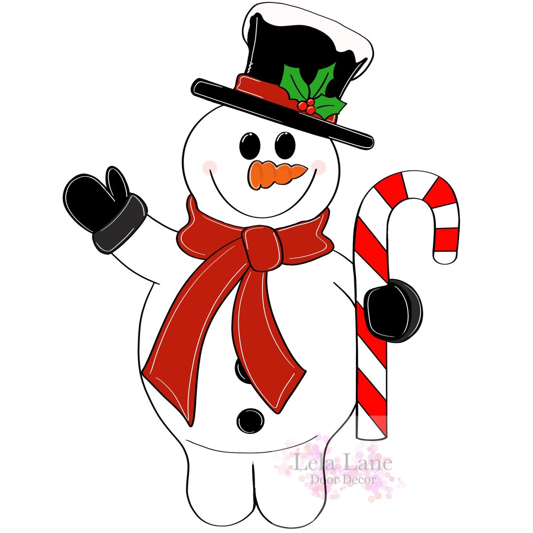 Template: Snowman - Etsy