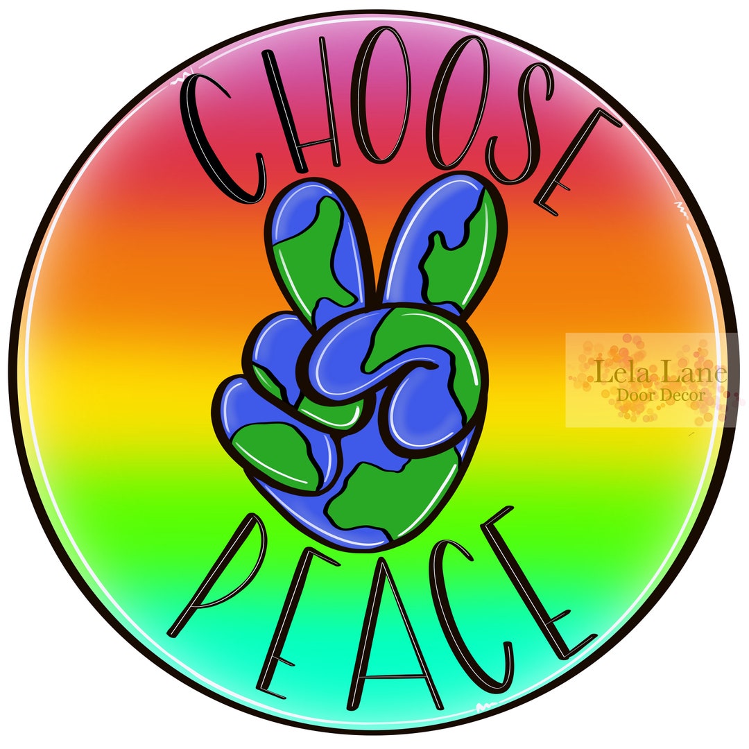 Template: Choose Peace - Etsy