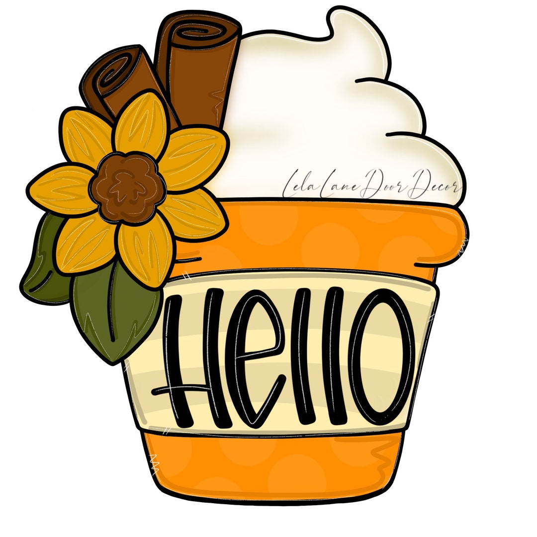 TEMPLATE: Fall Sunflower Coffee - Etsy