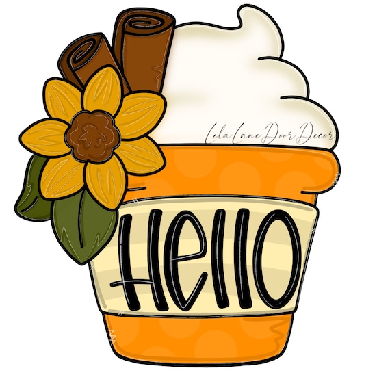 TEMPLATE: Fall Sunflower Coffee - Etsy