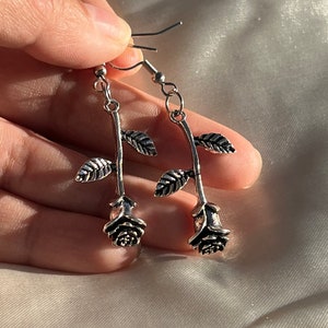 Mens rose earrings store