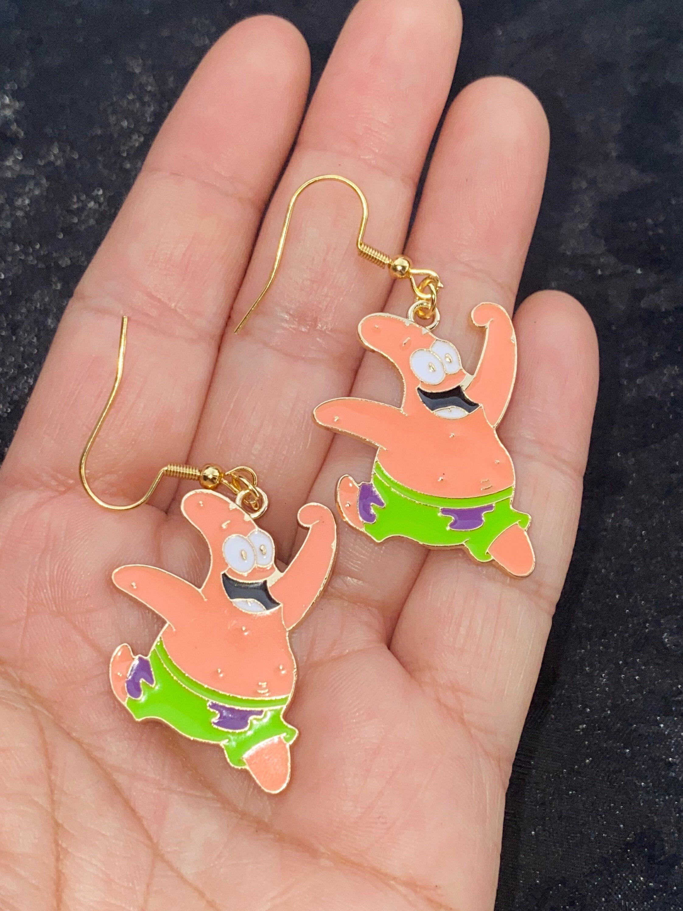 PATRICK SPONGEBOB Earrings,grunge Earrings,sponge Bob Earrings,punk ...
