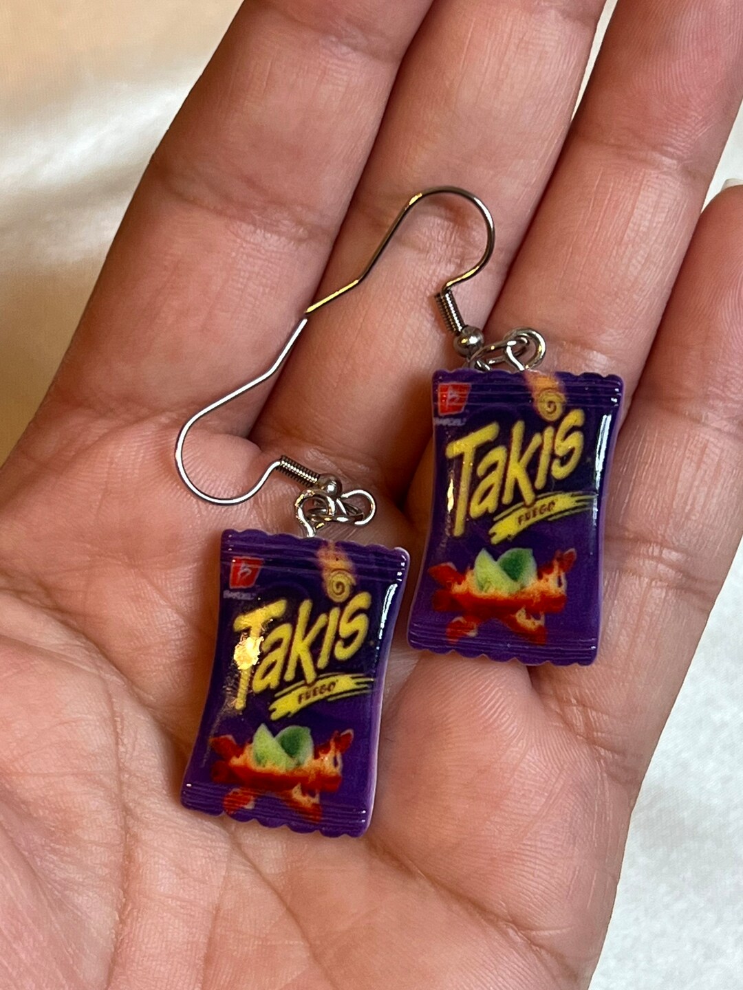 TAKIS FUEGO Earrings,takis Chips Earrings,takis Earrings Jewelry,takis ...