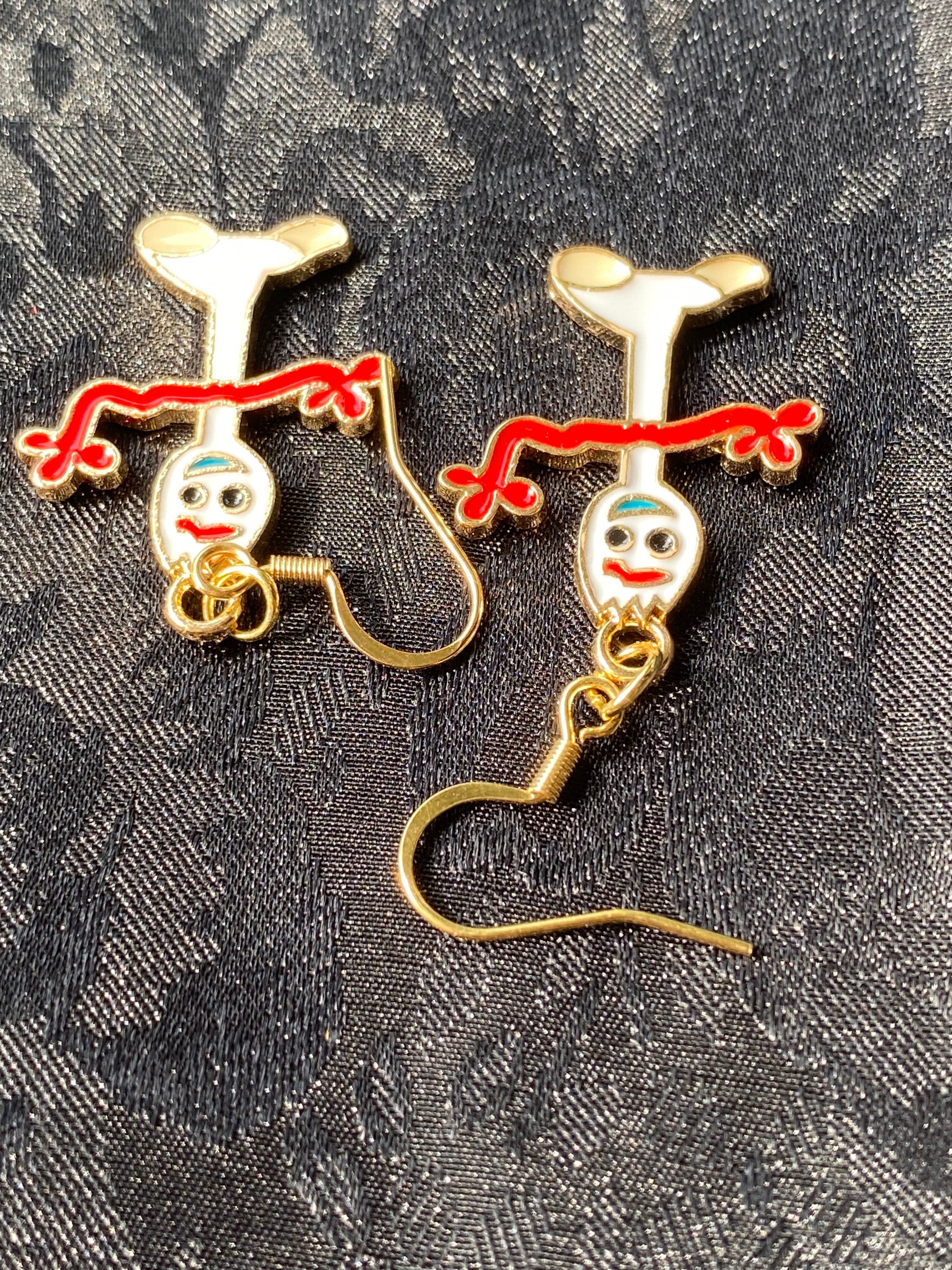 FORKY TOY STORY Earrings,fork Earrings,forky Earrings,goth Earrings ...