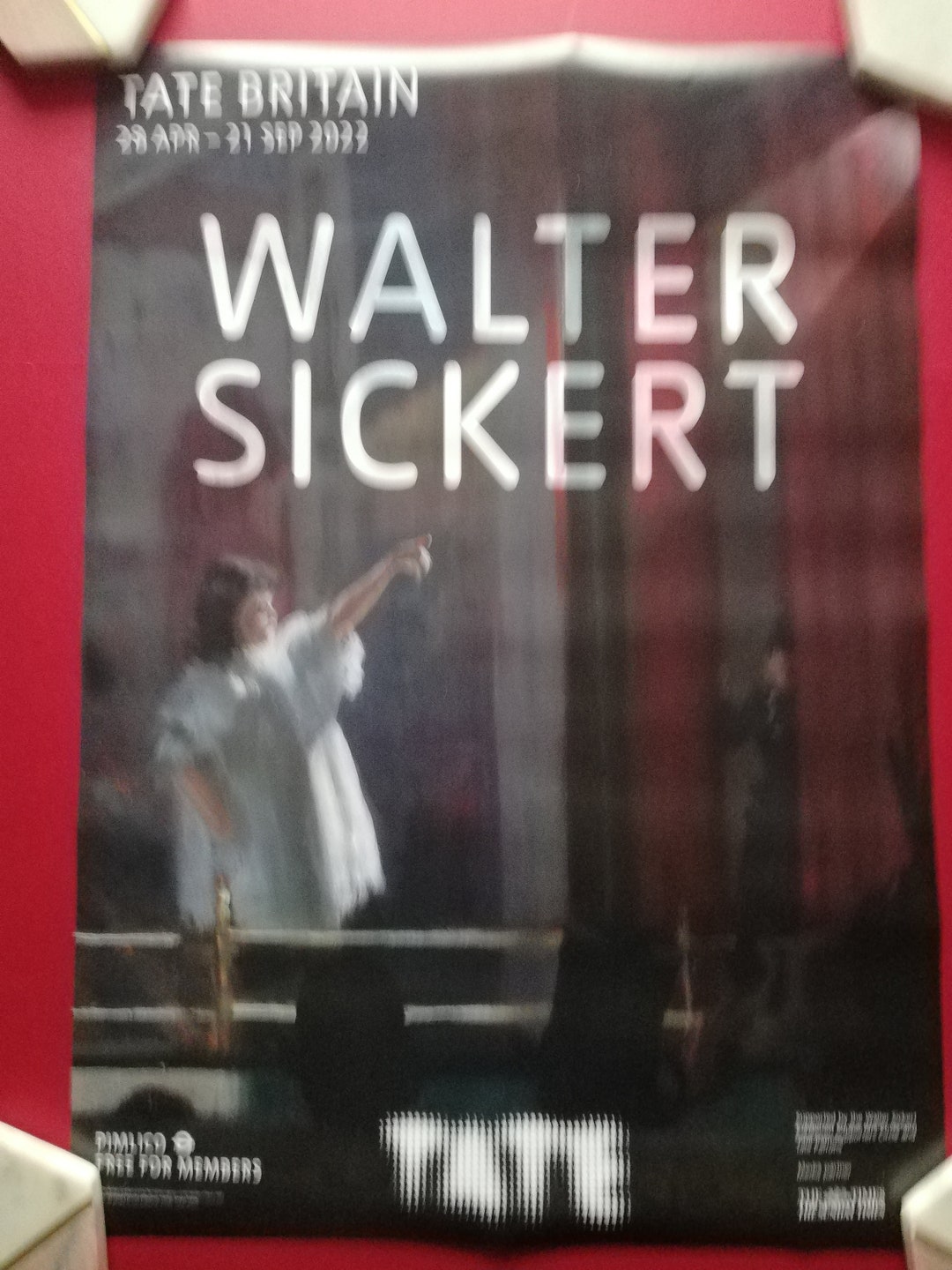 Walter Sickert Tate Britain 2022 Art Exhibition Poster - Etsy UK