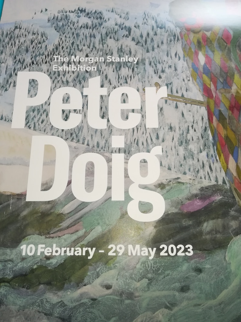 Peter Doig Exhibition Poster - Etsy