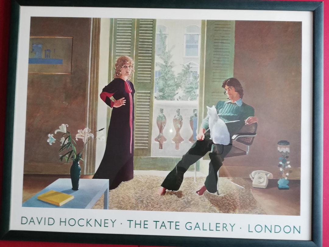 David Hockney Original Poster 'mr and Mrs Clark and Percy', 1974 - Etsy