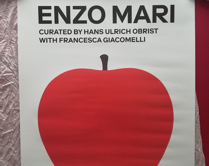 Enzo Mari Apple Exhibition Poster - Etsy