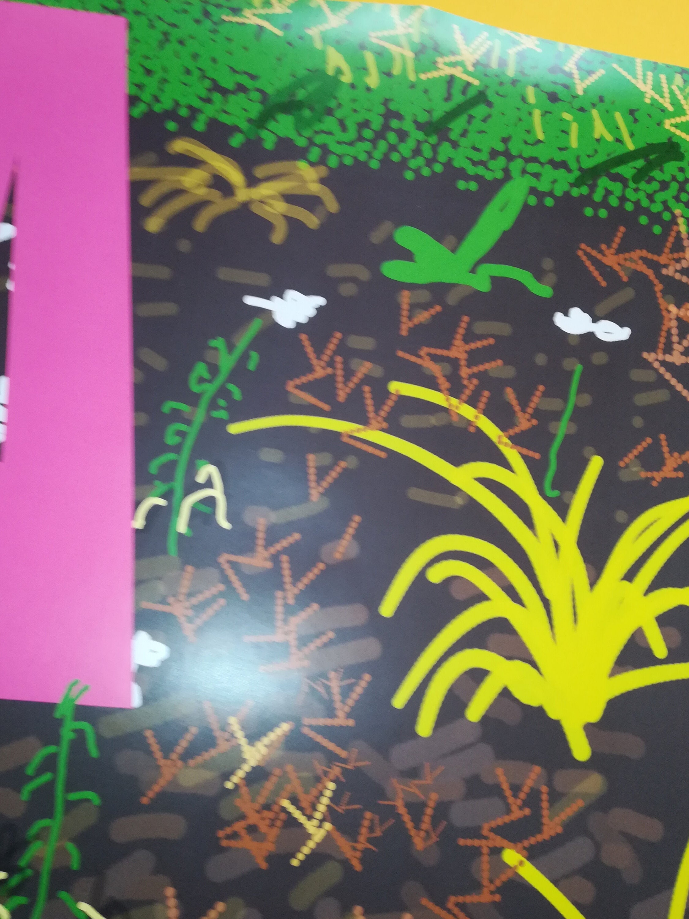 David Hockney the Arrival of Spring Large Poster With Free Vintage ...