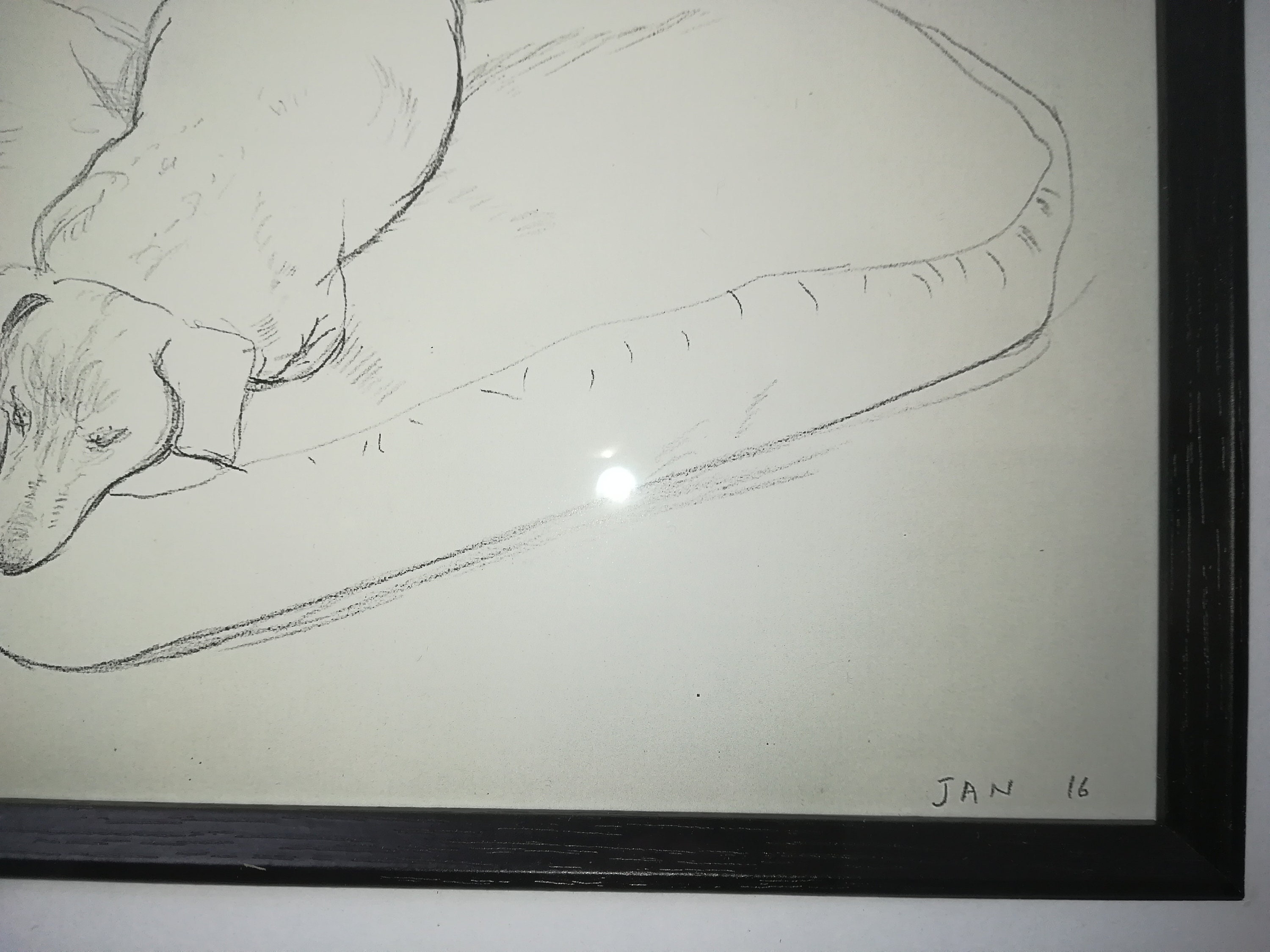 David Hockney Stanley and Boodge Framed Image From 1995 Calendar - Etsy