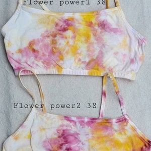 Natural Botanically Hand Dyed Cotton Bralette, Lounge Bra, Yoga Bra. - Etsy