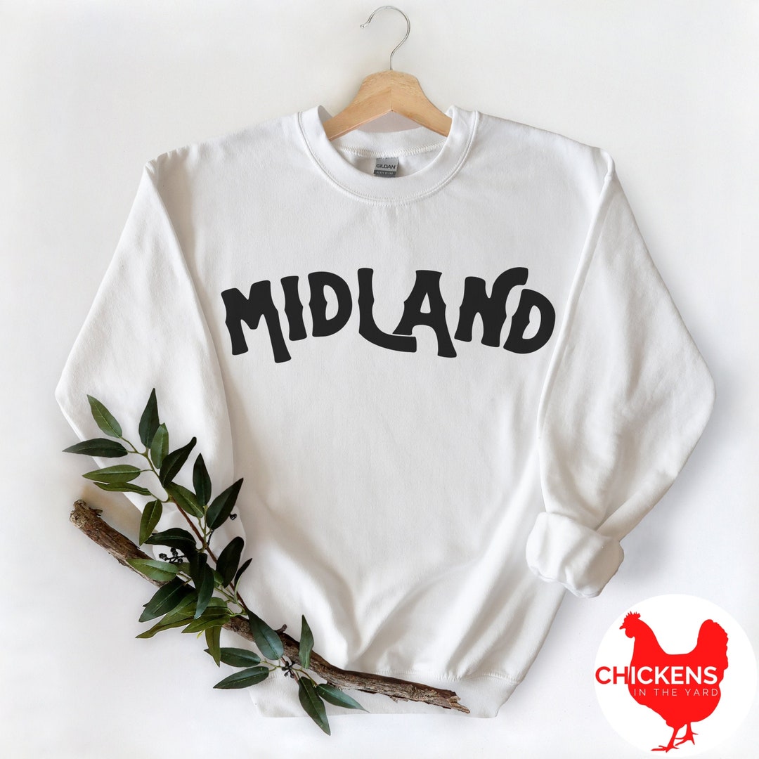 Midland Sweatshirt, Texas, T-shirt, White, Black, Sports, Gameday ...