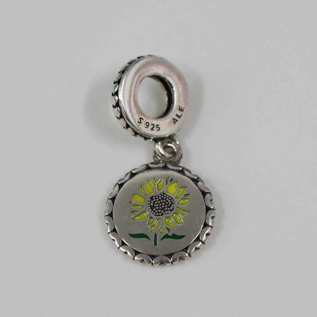 Uk Exclusive Pandora Sunflower Love All Dangle Charm - Etsy