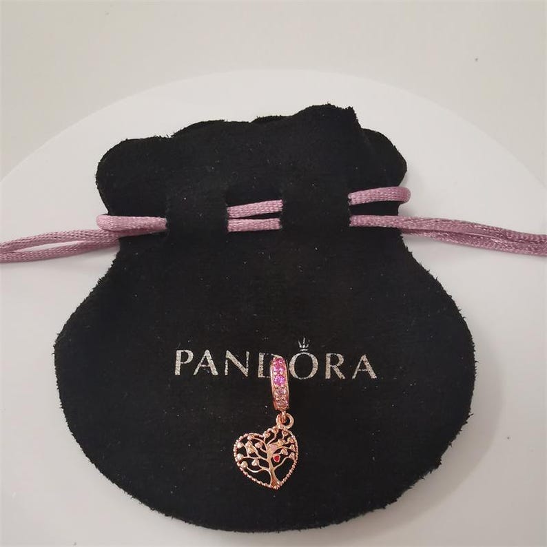 Pandora ALE R Rose Gold Tree of Love Pendant Charm - Etsy