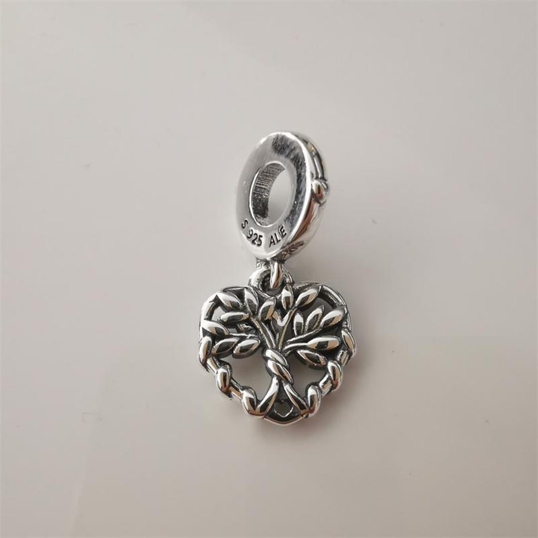 New Pandora S925 Silver Heart Family Tree Dangle Charm With Gift Box - Etsy