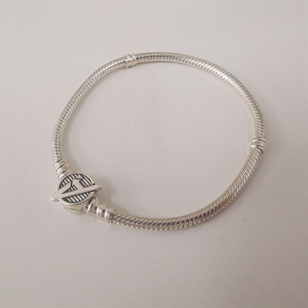 Pandora Marvel Avengers Logo Chain Buckle Snake Bone Chain Bracelet - Etsy