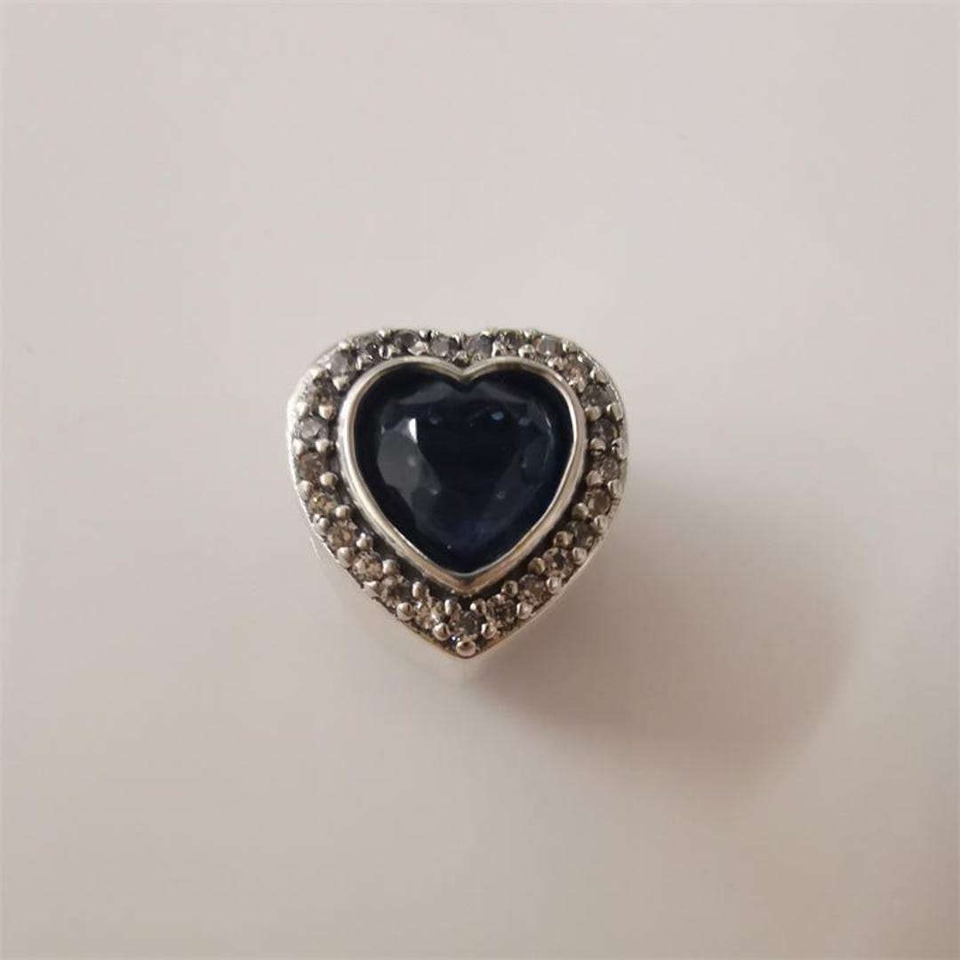 Pandora Blue Crystal Sparkling Love S925 ALE Charm UK - Etsy