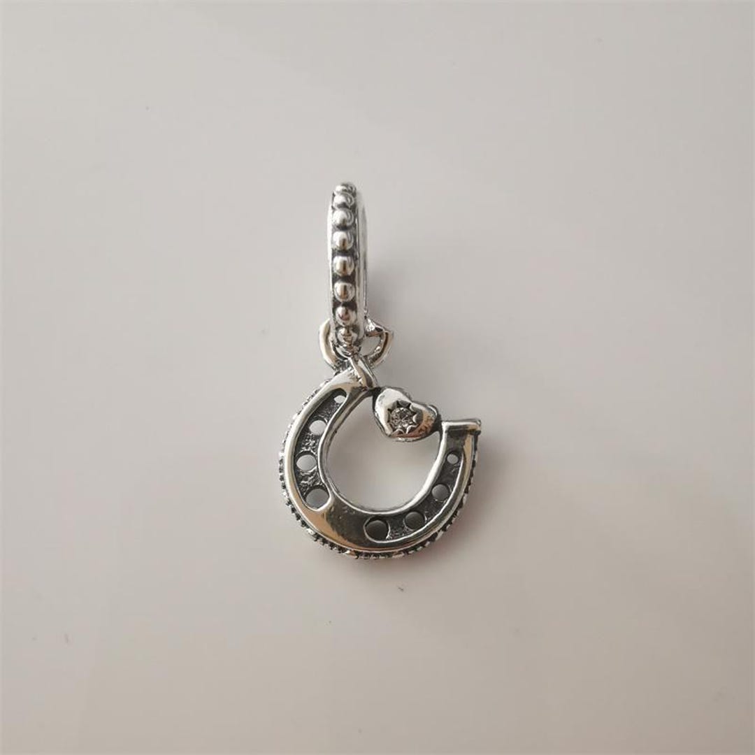 New Pandora Lucky Horseshoe Pendant Charm 925 Silver - Etsy
