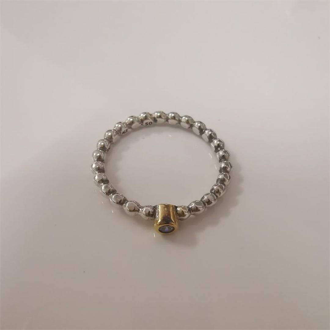 Pandora Silver Evening Star Ring Diamond 925 Sterling Silver - Etsy