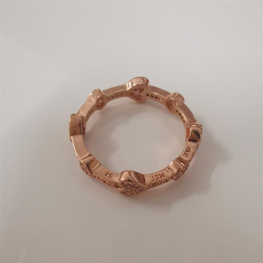 Pandora Rectangular Sparkling Halo Ring - Etsy