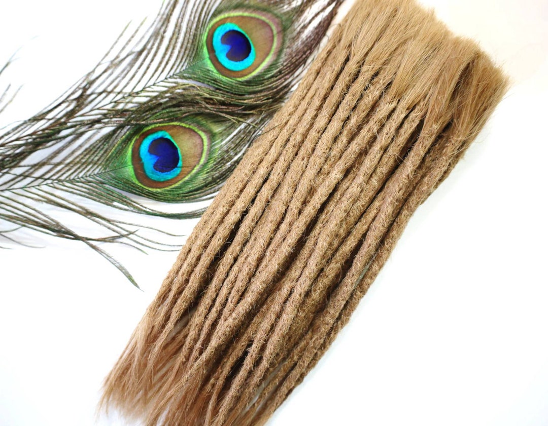 5 PCS 25-70 Cm 4-9 Mm Dreadlocks Real Hair Medium Blonde Gold - Etsy