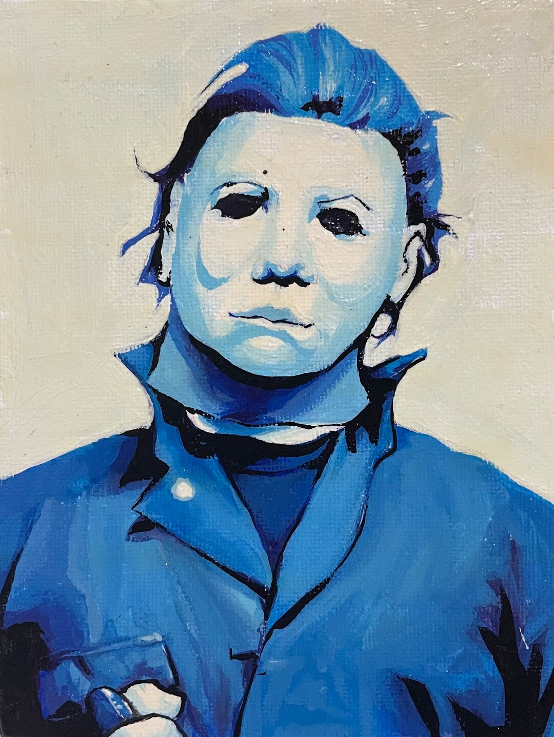 The Devil’s Eyes - Michael Myers - Gouache Painting - Etsy