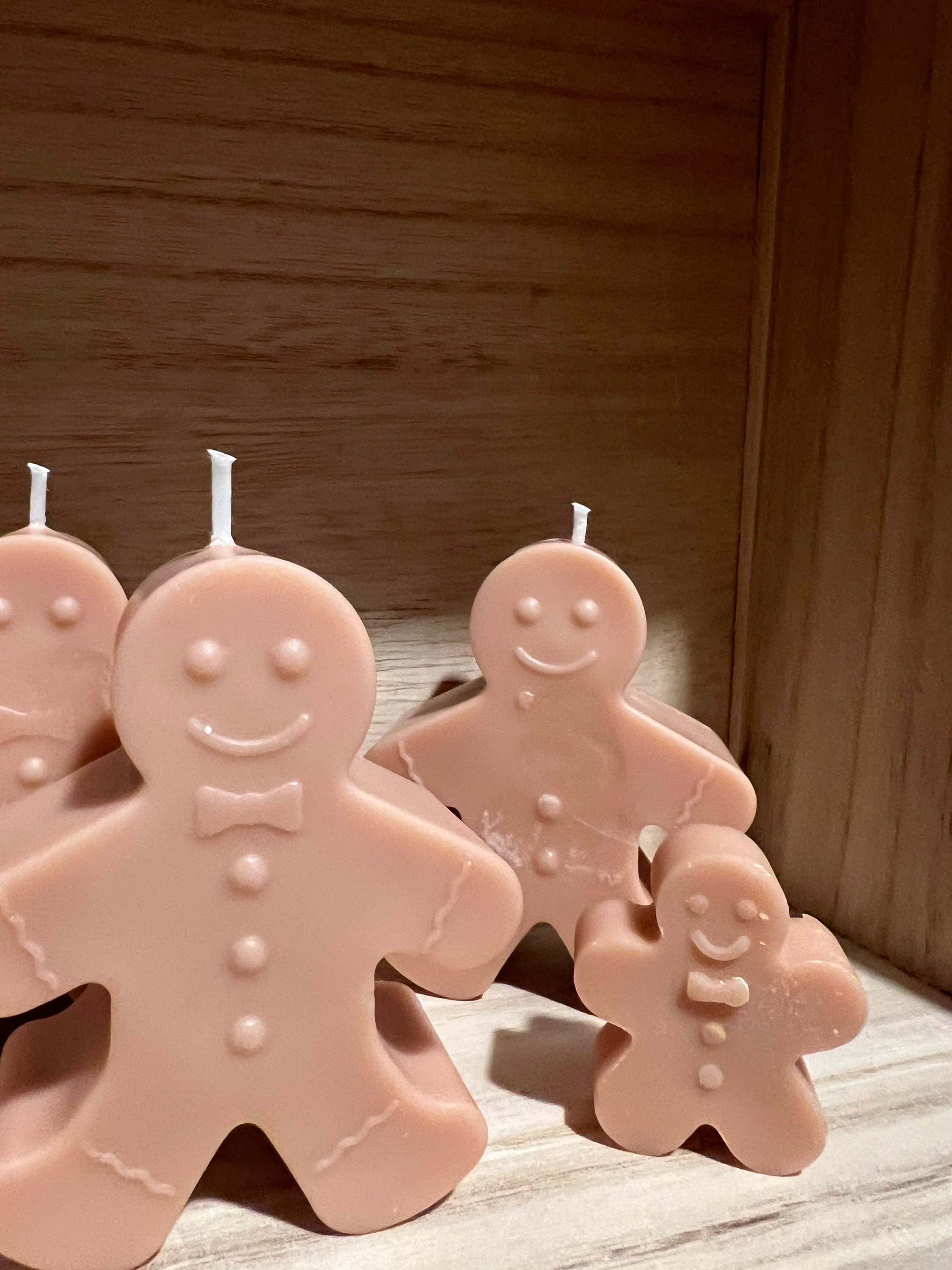 Gingerbread Man Candle - Etsy