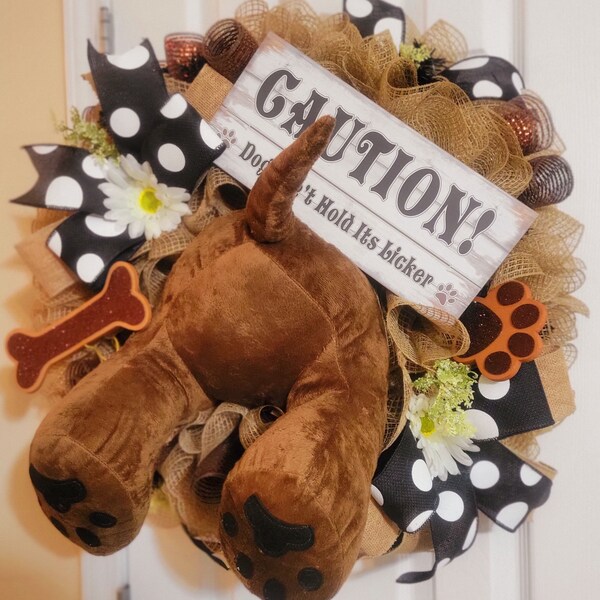 Dog Wreath - Etsy