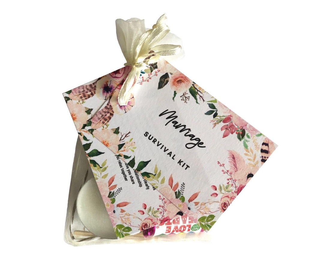 Marriage Survival Kit: Keepsake Gift for Newlyweds - Etsy