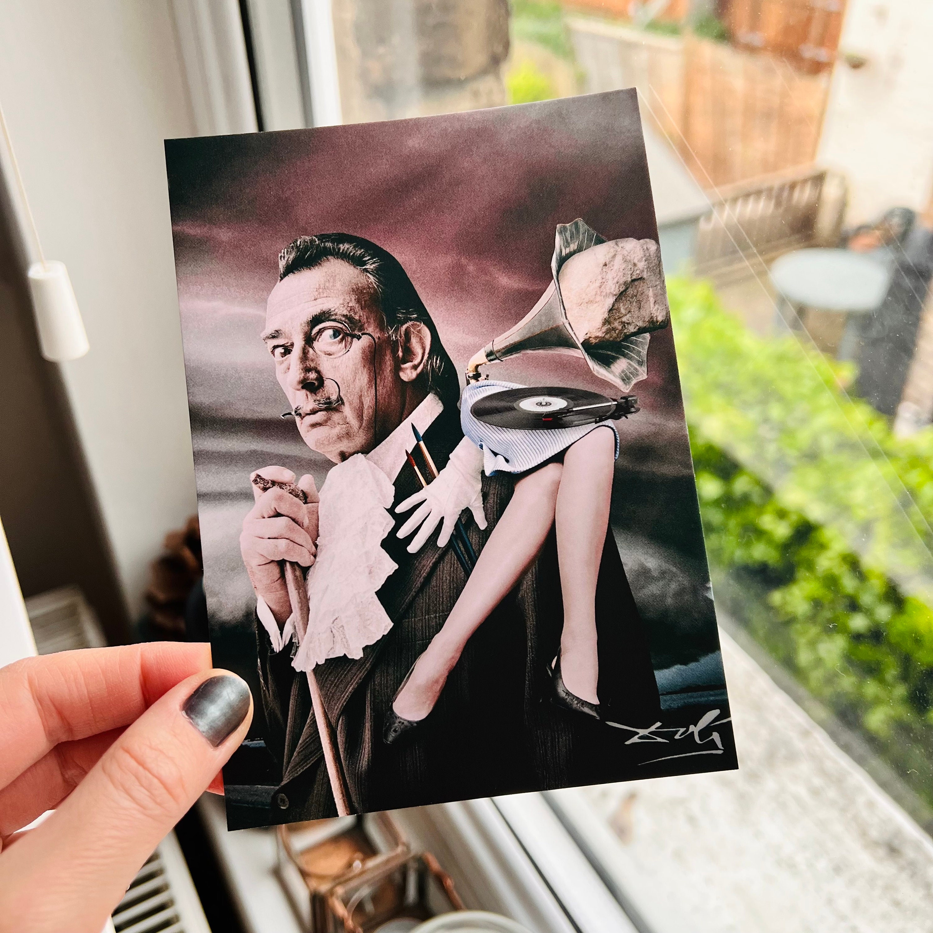 Salvador Dali Postcards, Surreal Collage Artwork Small Print A6 Post ...