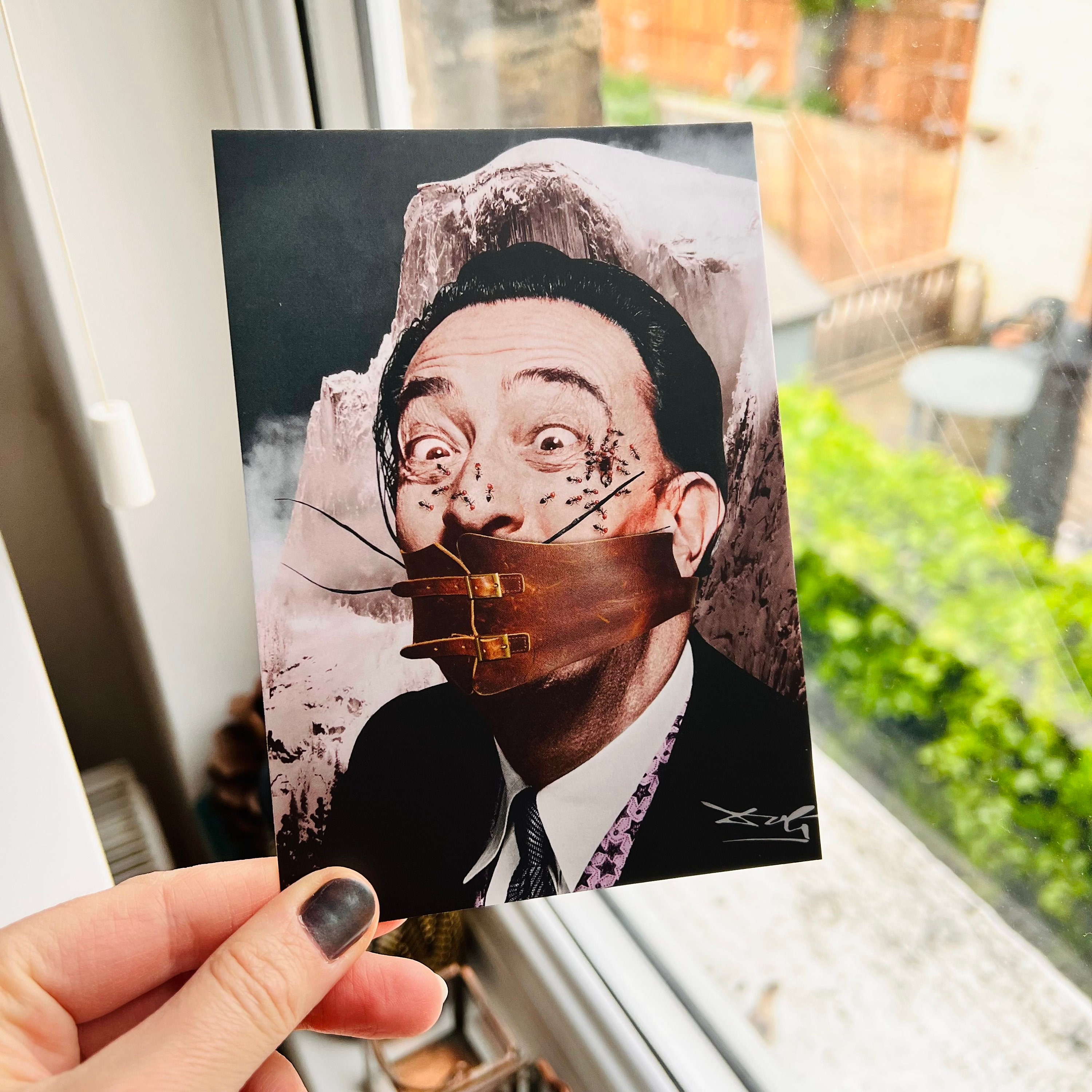 Salvador Dali Postcards, Surreal Collage Artwork Small Print A6 Post ...