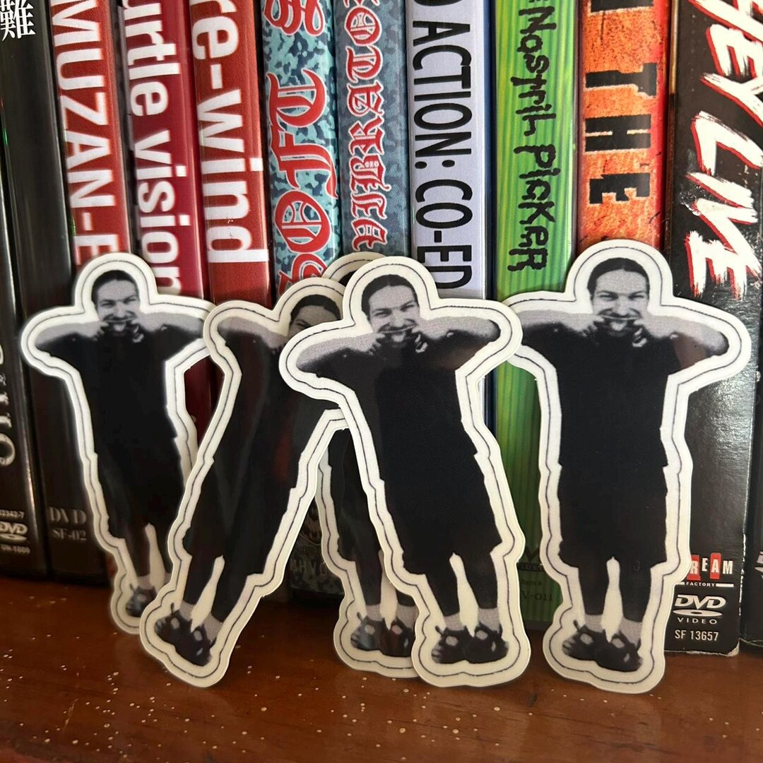 RARE Aphex Twin Richard D. James Funny Little Man Stickers 1.35”x3” All ...