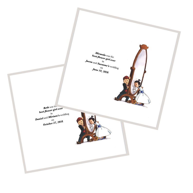 Personalized Flower Girl Book Customized for a Specific Girl - Etsy