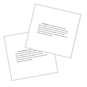 Personalized Flower Girl Book Customized for a Specific Girl in a ...