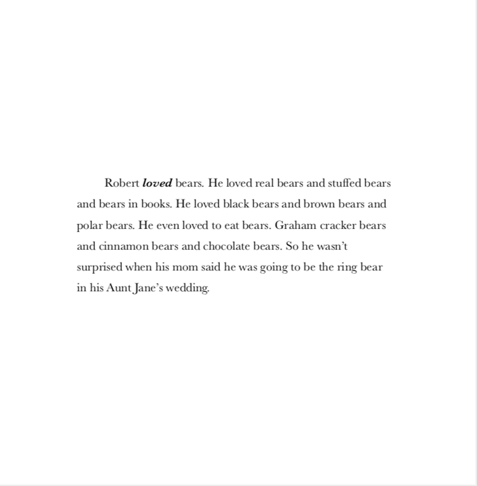 Ring Bearer / Gift for Kids in Wedding / Children's Illustrated ...