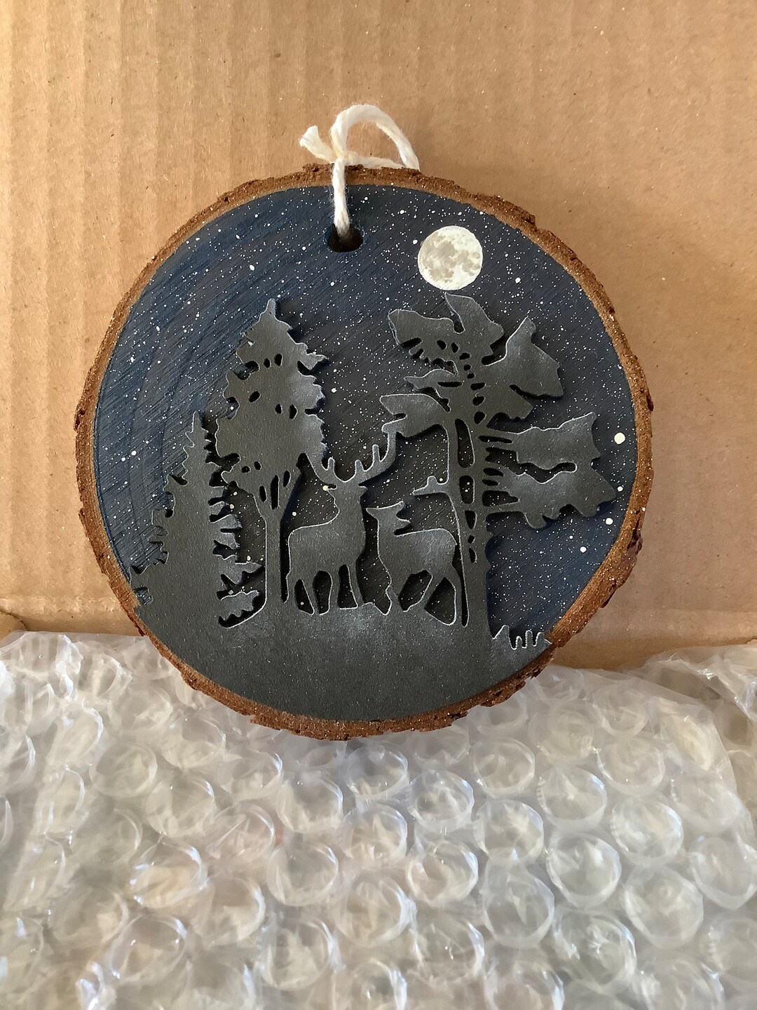 A Starry Night When Deer Frolic - Etsy